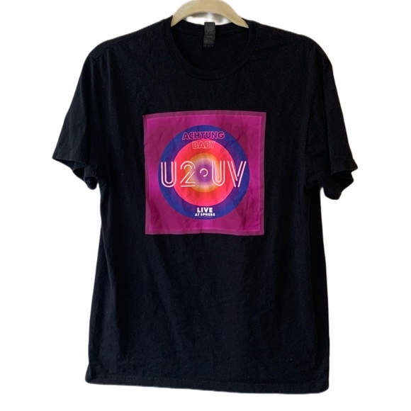 Vintage | Tops | U2 Sphere Achtung Baby Tee Shirt | Poshmark